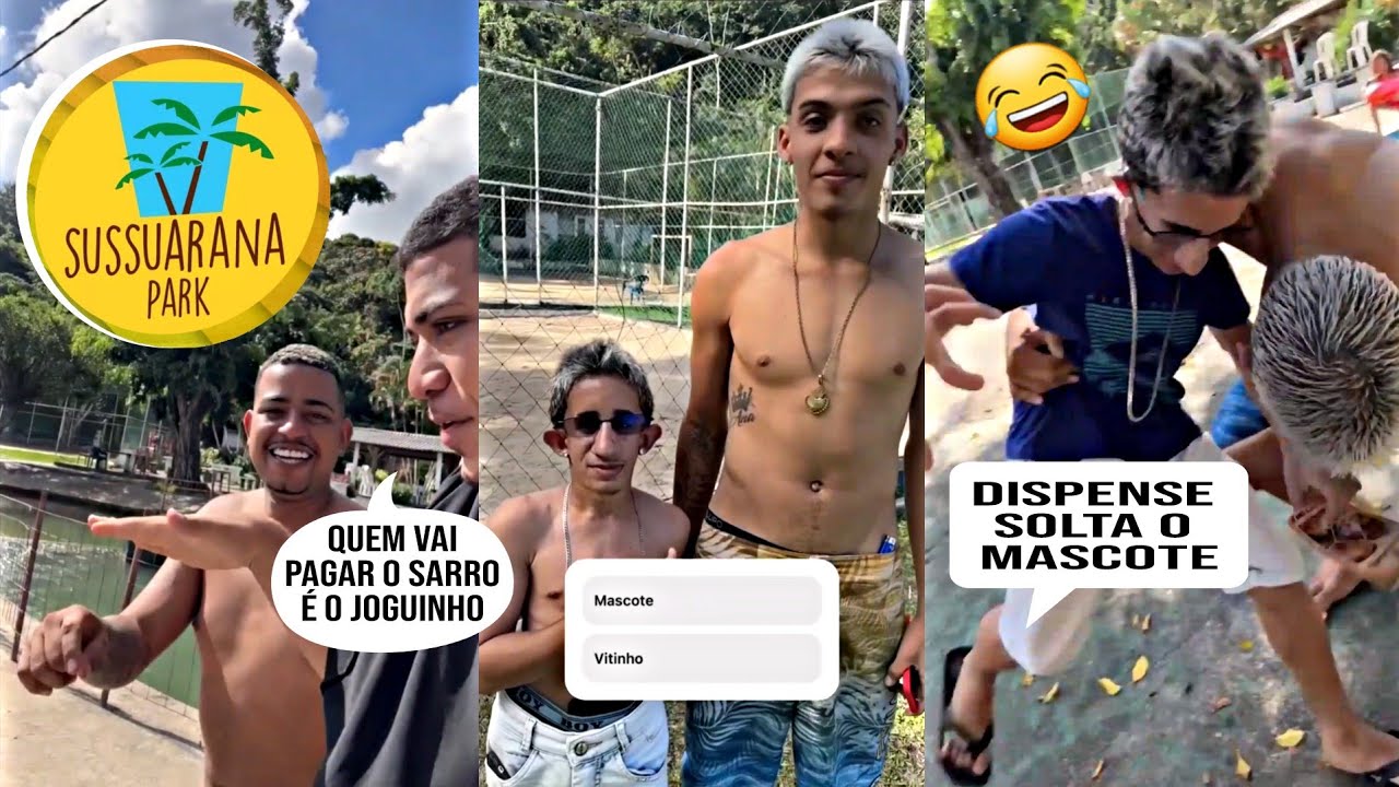 Artur Braz e o Mascote Foi Pro SUSSUARANA PARK 🏊‍♂️ + Vitinho Queria ...