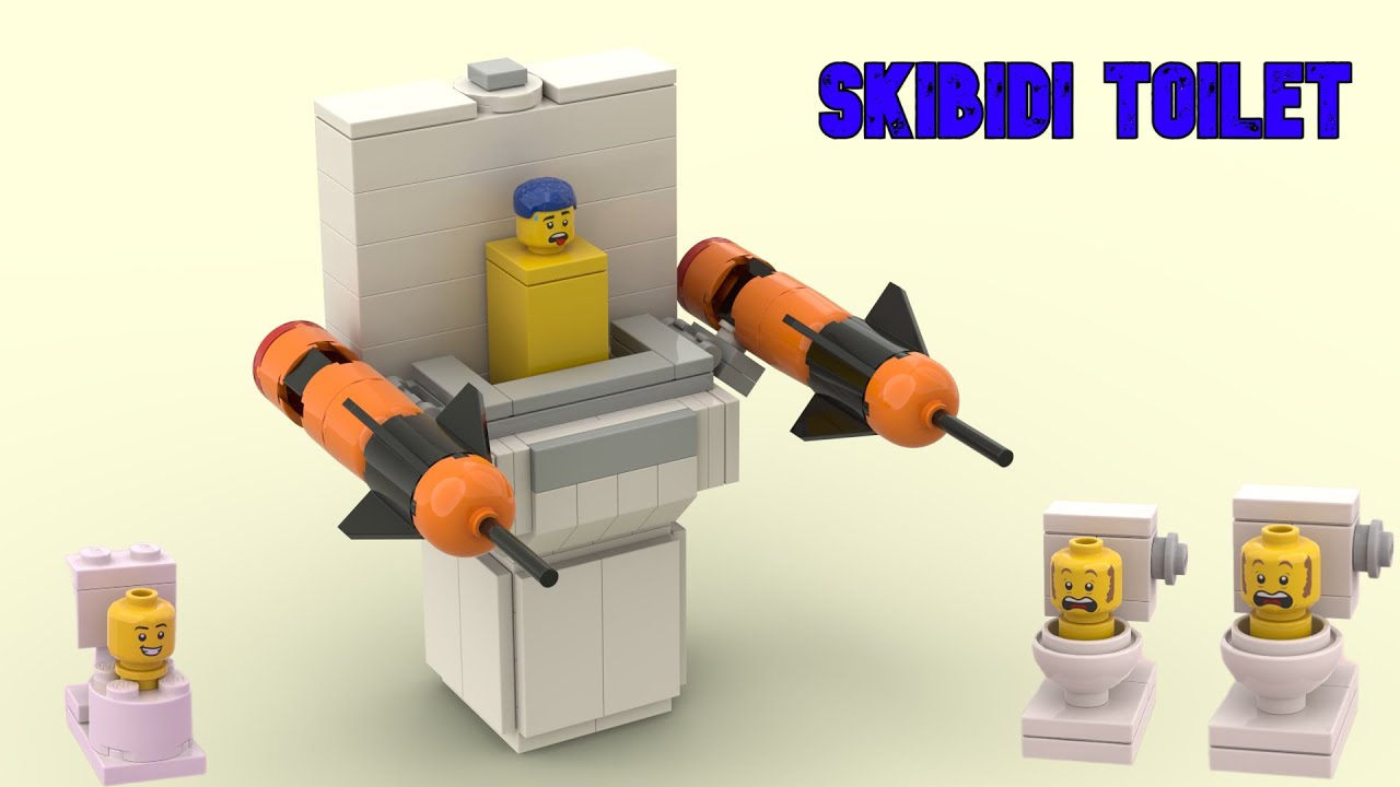 LEGO Skibidi Toilet: Building Rocket Mega Toilet - YouTube