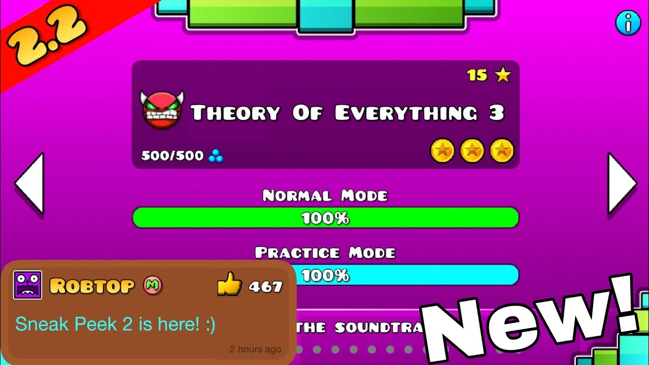 New Official Level!? | "Theory Of Everything 3" Complete [Demon ...