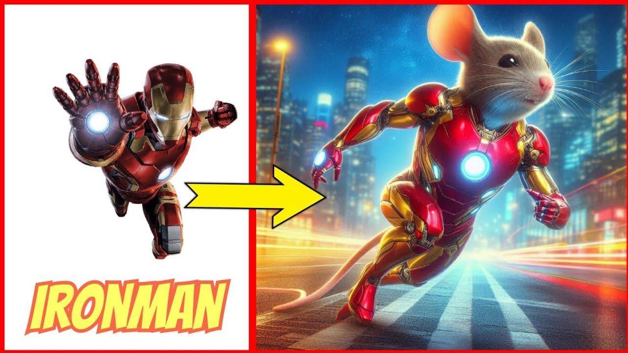 AVENGERS BUT MOUSE🐀 🔥VENGERS ALL CHARACTERS MARVEL & DC - YouTube