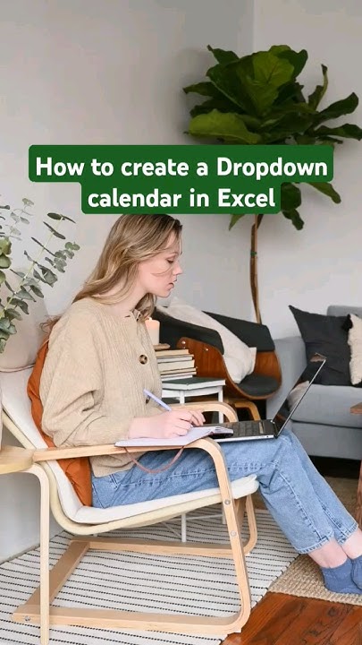How to create a Dropdown calendar in Excel. 🤯 #excel #exceltips #exceltricks #tutorial - YouTube