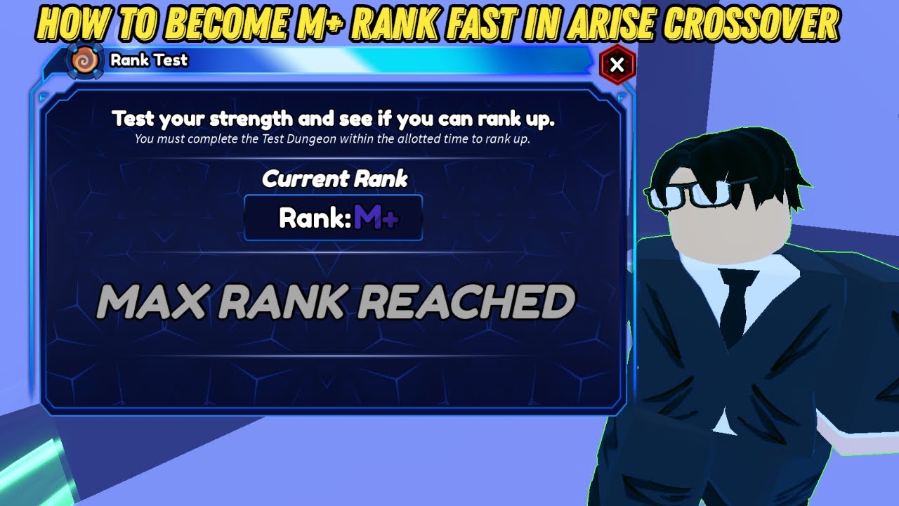 HOW TO BECOME M+ RANK IN ARISE CROSSOVER!! - YouTube