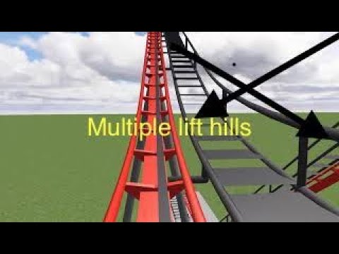 Rollercoaster with lots of lift hills - YouTube