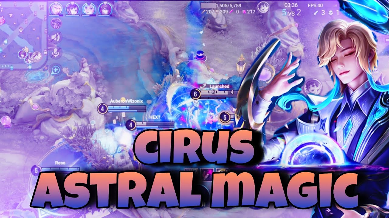 Cirus New Skin| Astral Magic| Hexa United 5 Man| Honor of Kings Global - YouTube