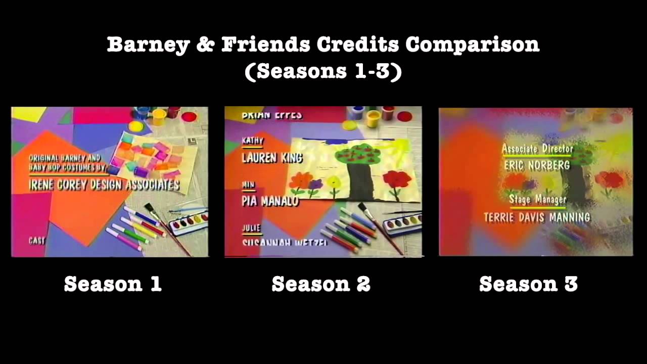 Barney And Friends Season Credits With Seasons In It Hot Sex Picture