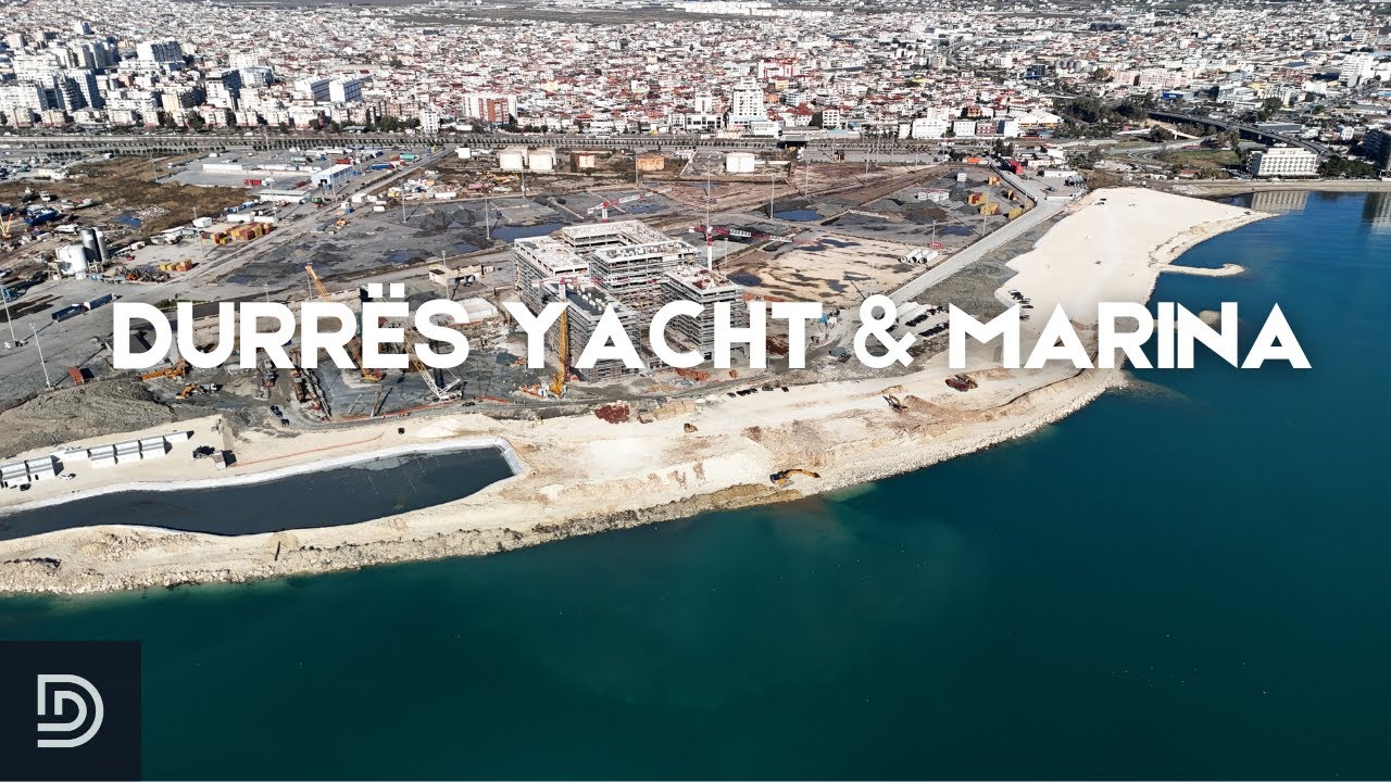 Durrës Yachts & Marina by Drone - YouTube