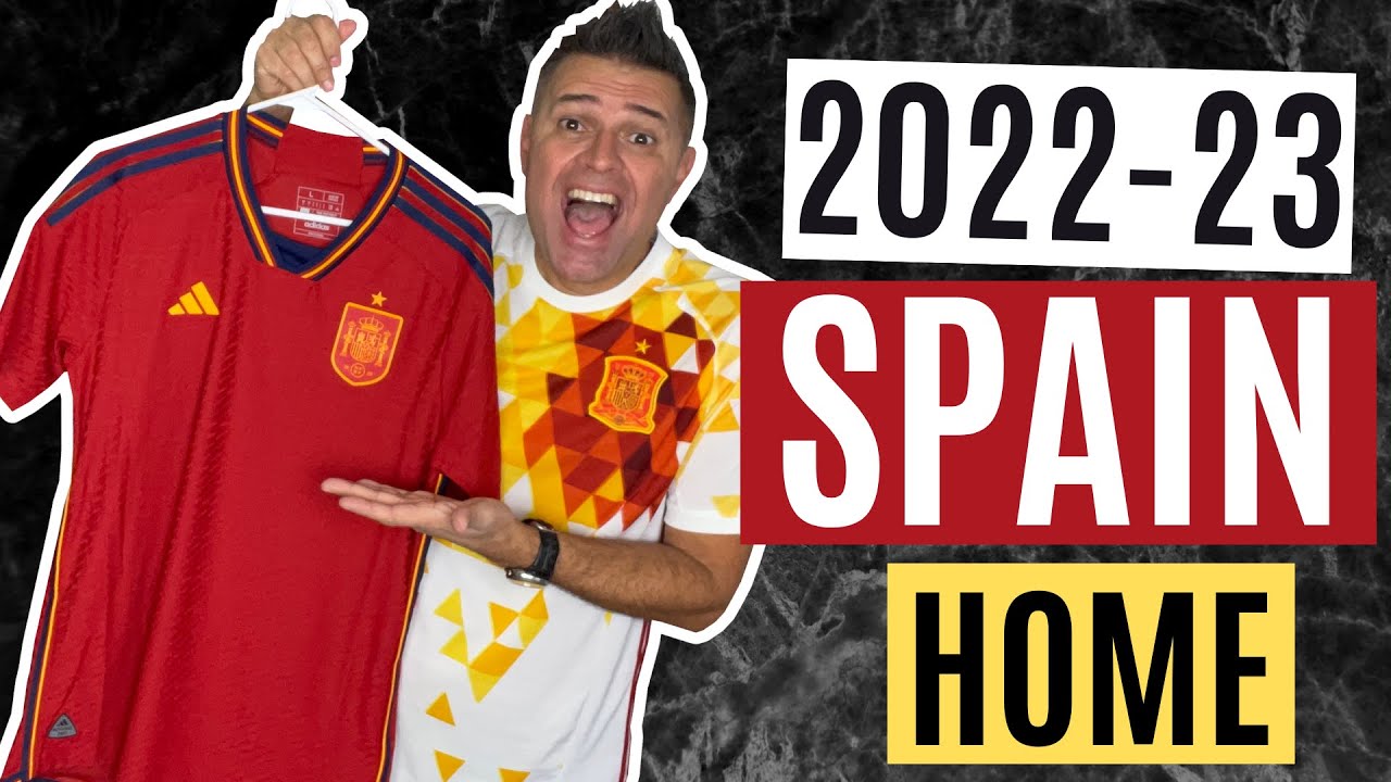 🇪🇸 2022 WORLD CUP KIT - Adidas Heat-RDY 2022-23 Spain Home Shirt ...