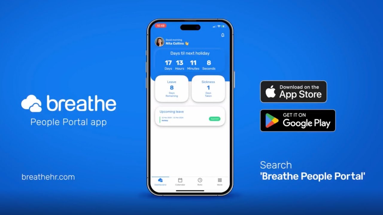Breathe People Portal mobile app - YouTube
