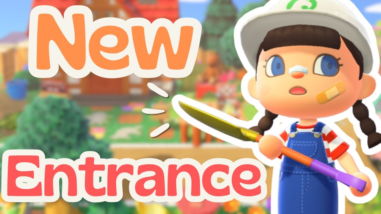 New Entrance For Crayon 🖍️ | Kidcore Island Entrance Build | ACNH ...