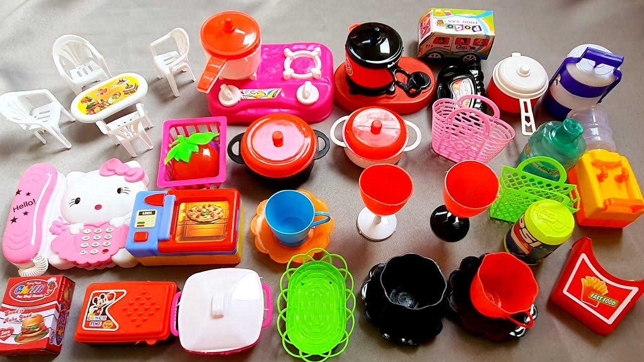 DIY Unboxing Amazing Mini Kitchen Set l Mini Latest Steel And Plastic ...