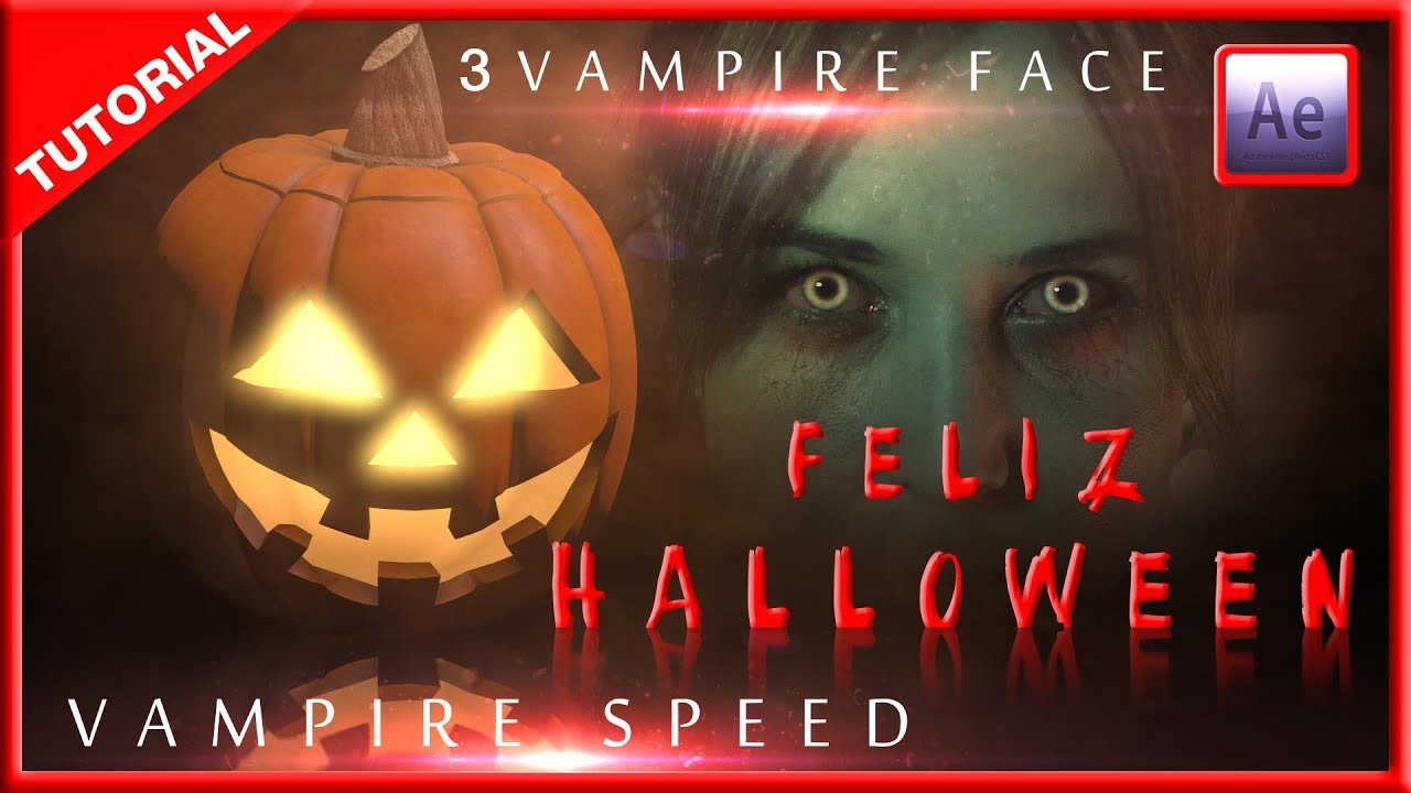 VAMPIRE FACE | VAMPIRE SPEED | WOLF FACE | AFTER EFFECTS TUTORIAL ...