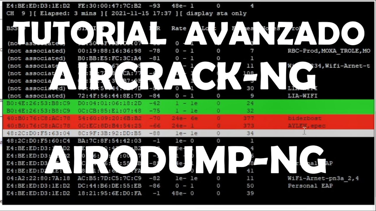 CURSO de AIRCRACK-NG AIRODUMP-NG | Seguridad Informática #Parte 1 - YouTube