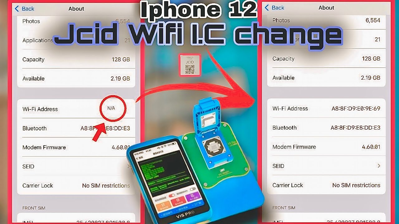 iPhone 12 how to change JCID wifi ic. ( iPhone 12 to 15PM wifi solution ...