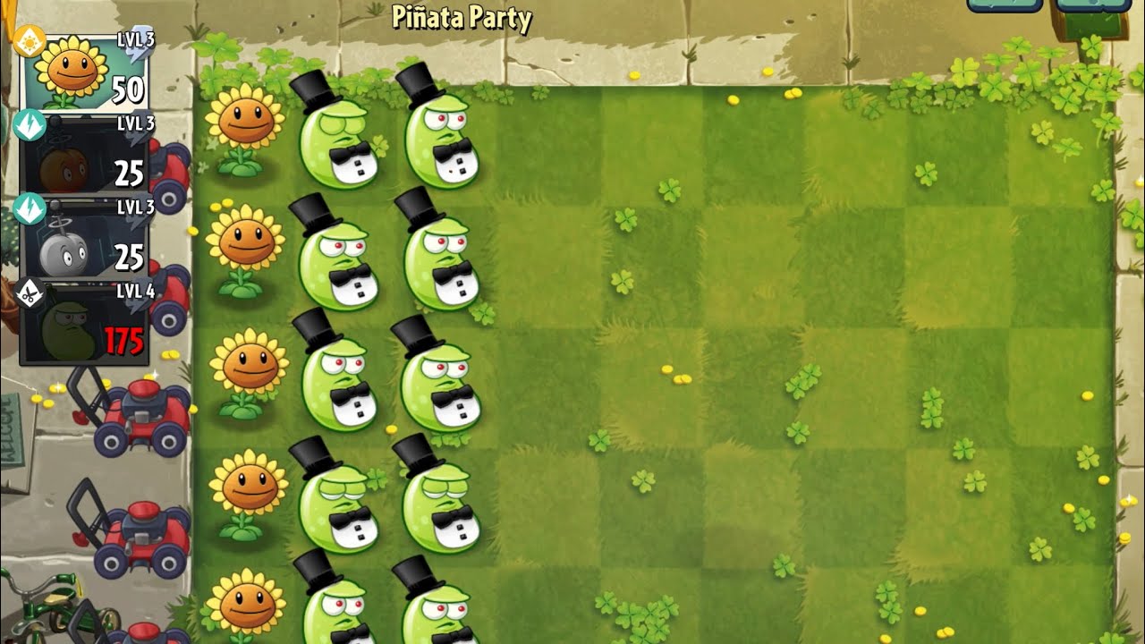 PvZ 2 | Piñata Party | E.M.Peach & Laser Bean | St. Patrick’s Day - YouTube