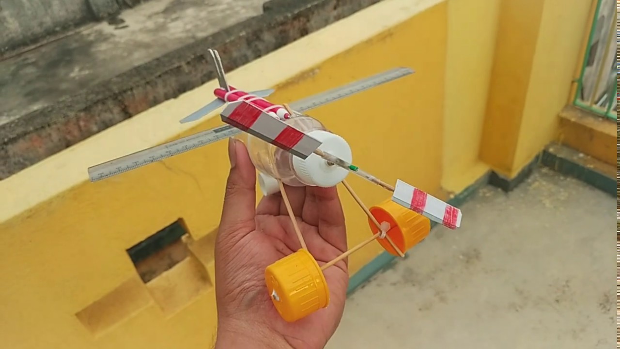 How to Make a Plane Using Recycled or Waste Materials for School ...