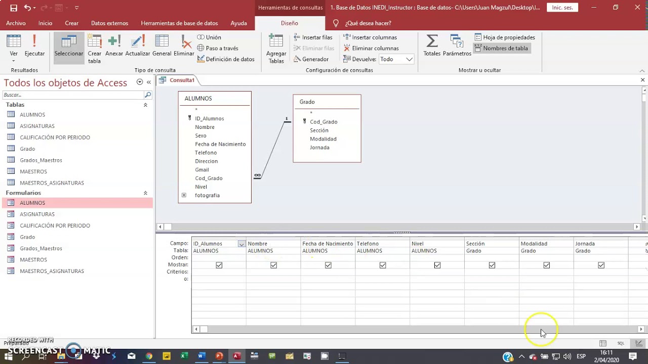 Crear Consultas en Access- 1ra. Parte - YouTube