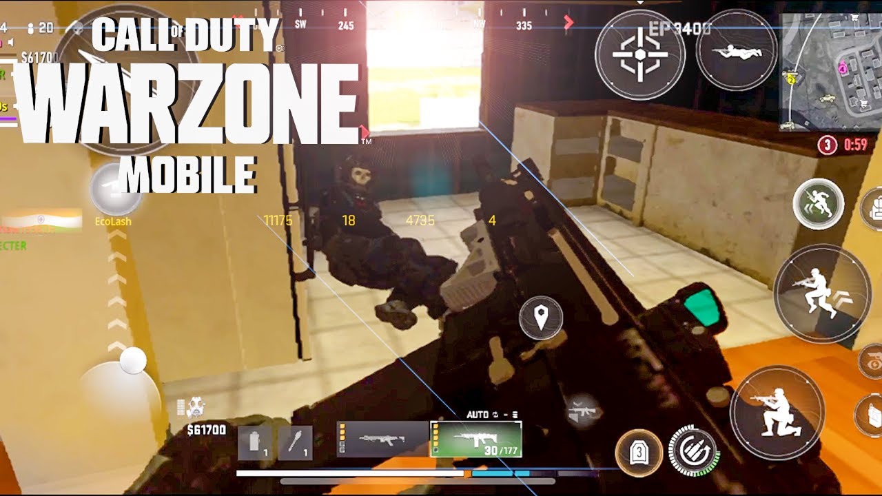 Warzone Mobile 4k 60fps smooth gameplay - YouTube