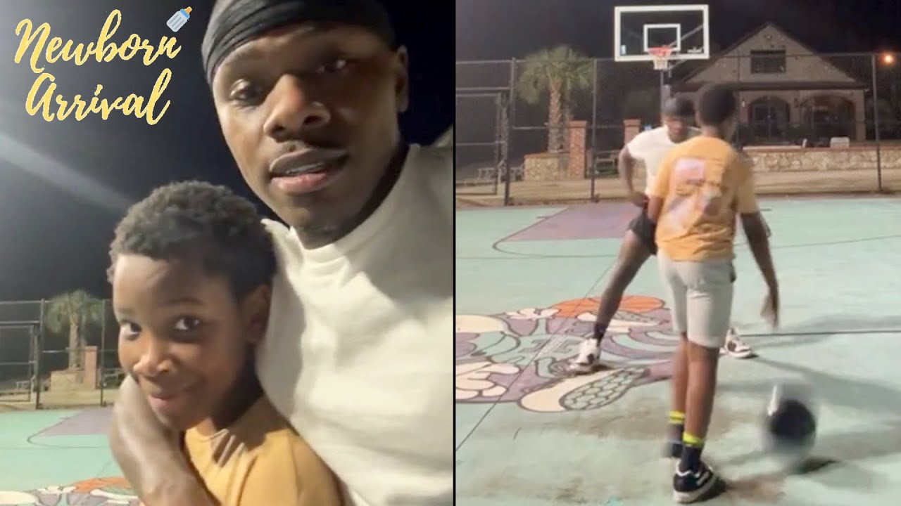 "I Don't Let Kids Win" DaBaby Shows No Mercy To Son Caleb In A Game Of ...
