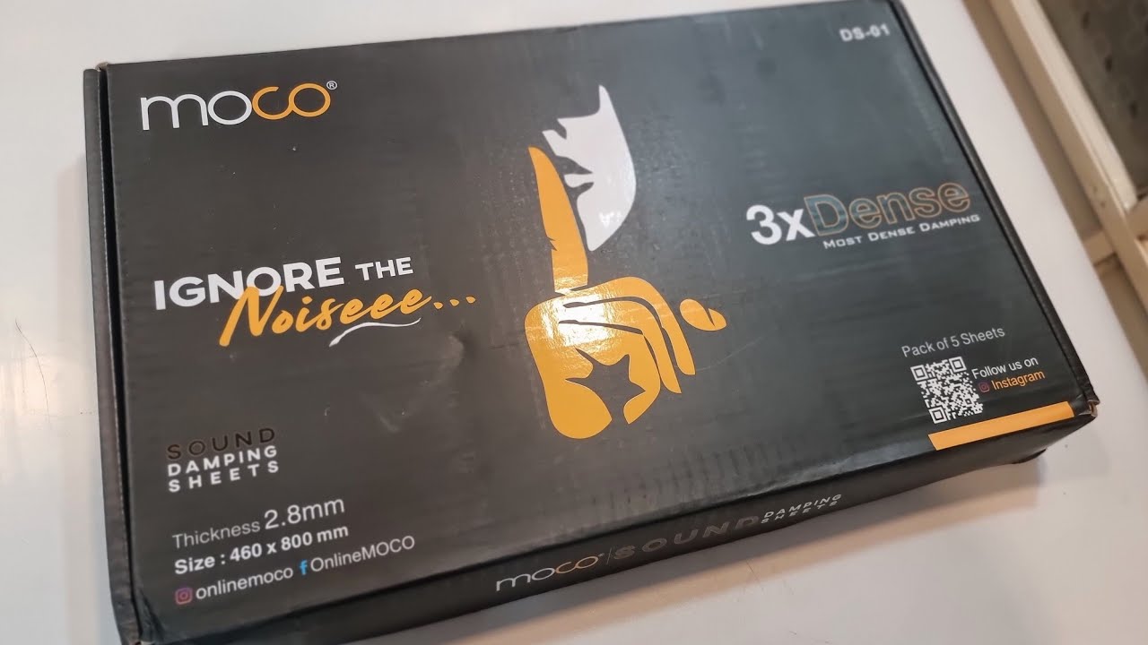 Best Car Damping Sheets | 2.8mm MoCo Damping Sheets set of 5 Sheets | @Tushargurujiibhopal ...