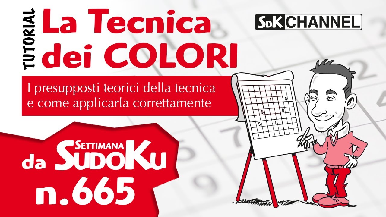 TUTORIAL - Tecnica dei Colori (Sudoku n.20 di Settimana Sudoku 665 ...