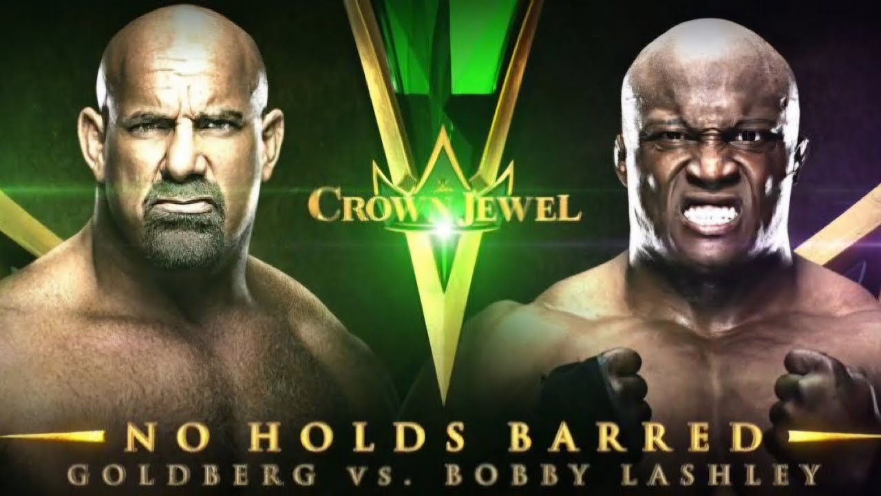 GOLDBERG VS BOBBY LASHLEY IN A NO HOLDS BARRED MATCH - YouTube