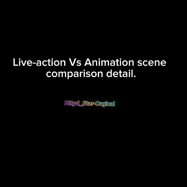 Live-action Vs Animation scene comparison detail. - YouTube