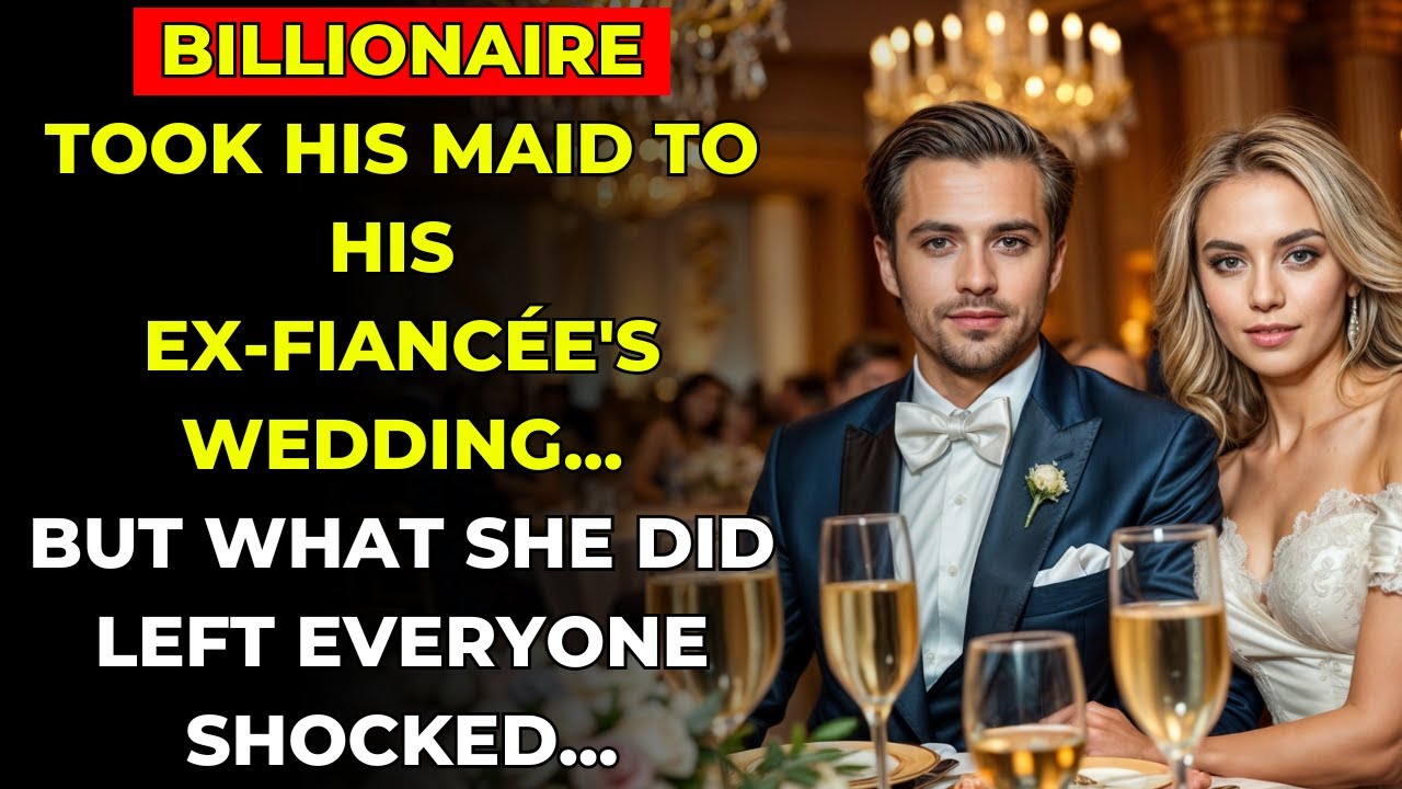 BILLIONAIRE TOOK HIS MAID TO HIS EX-FIANCÉE'S WEDDING, AND WHAT SHE DID ...
