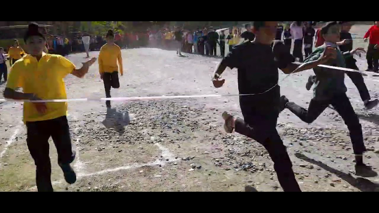 100 m race!!sports day!!christ school degwar - YouTube