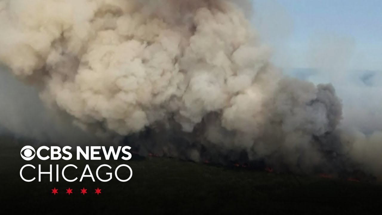 Tracking Canadian wildfire smoke coming to the Chicago area - YouTube