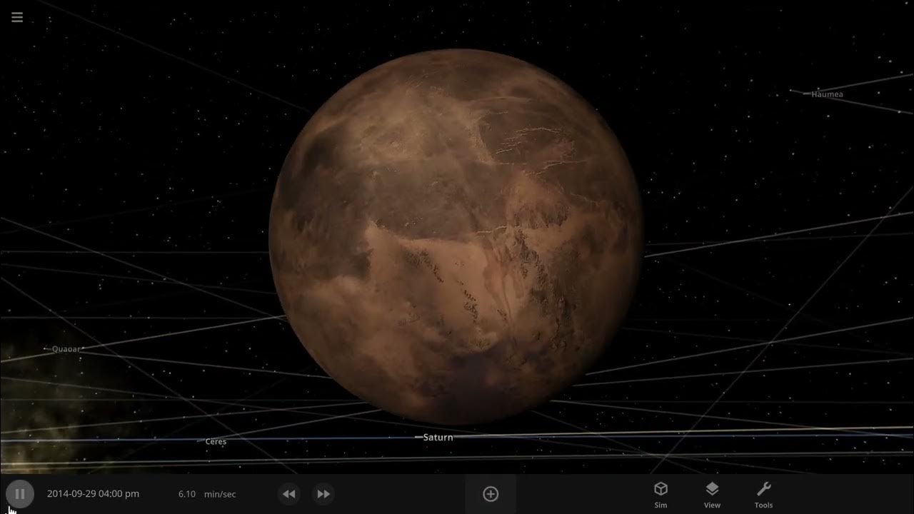 I think I made mars glitched in Universe Sandbox 2 - YouTube