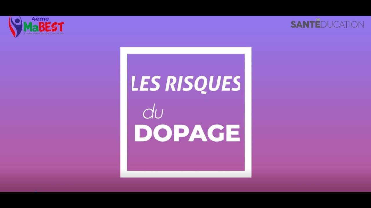 LES RISQUES DU DOPAGE - YouTube