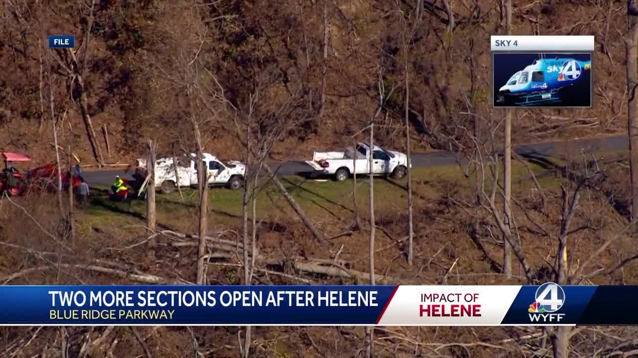 More sections of Blue Ridge Parkway reopen after Helene damage repairs ...