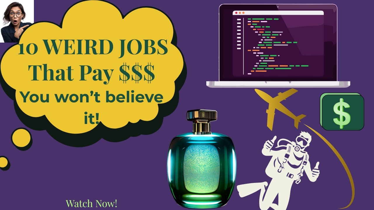 10 Weird Jobs That Pay Shockingly Well (You Won’t Believe it!) - YouTube