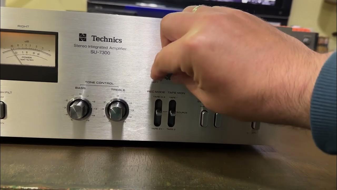 Technics SU-7300 Integrated Amplifier - YouTube