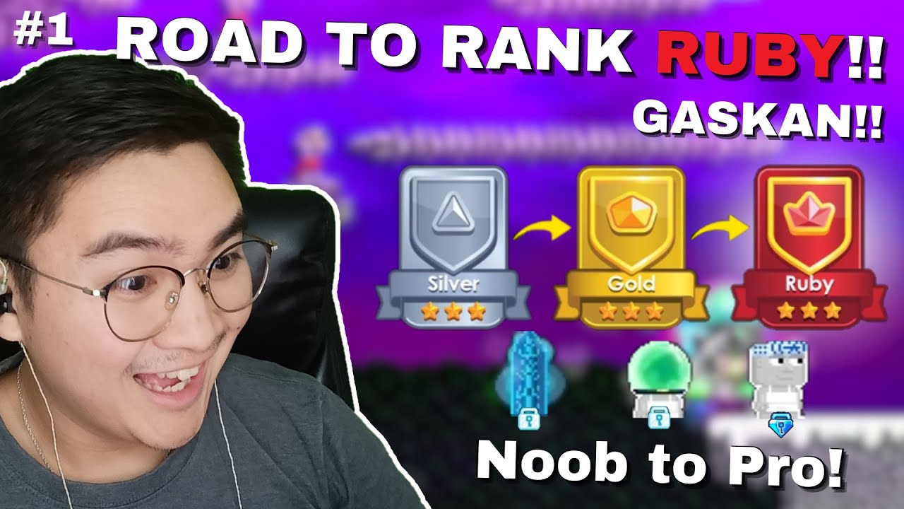 Road to Rank Ruby!! Series Dungeon Eps #1 | Growtopia Dungeon 2025 ...