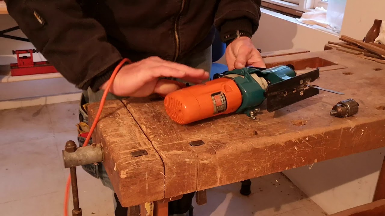 Vintage B&D - Black and Decker Jigsaw Attachment D986 - YouTube