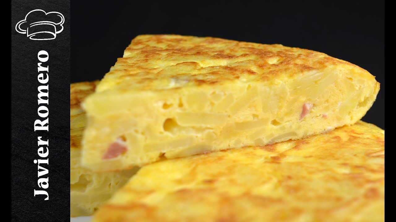 Tortilla De Patatas Fácil Con Beicon Y Queso Recetas De Javier Romero