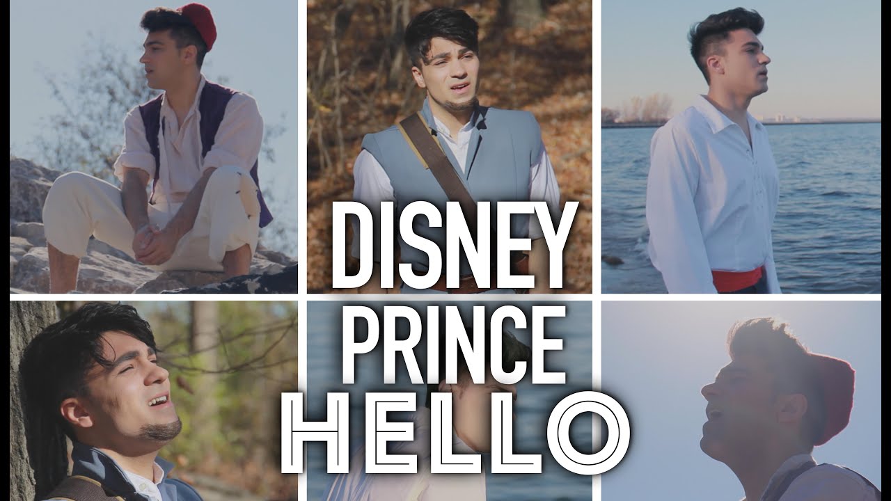 DISNEY PRINCE ADELE HELLO (COVER) | Daniel Coz - YouTube