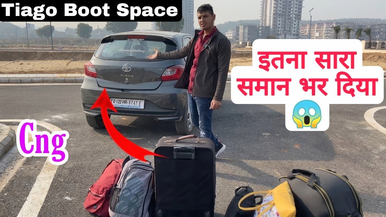 Tata tiago cng 2022 boot space - Fully Loaded Practical Review | tata ...