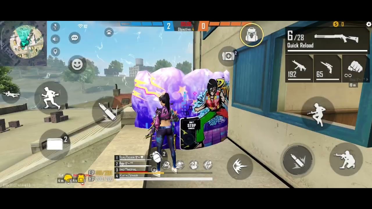 Free fire TGR Tiger Gameplay - YouTube