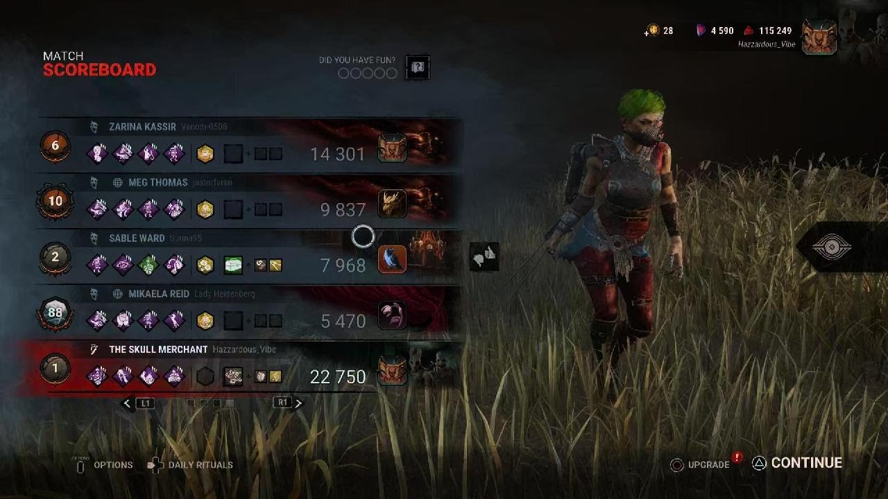 DBD - Skull Merchant 4K On Sweats - YouTube