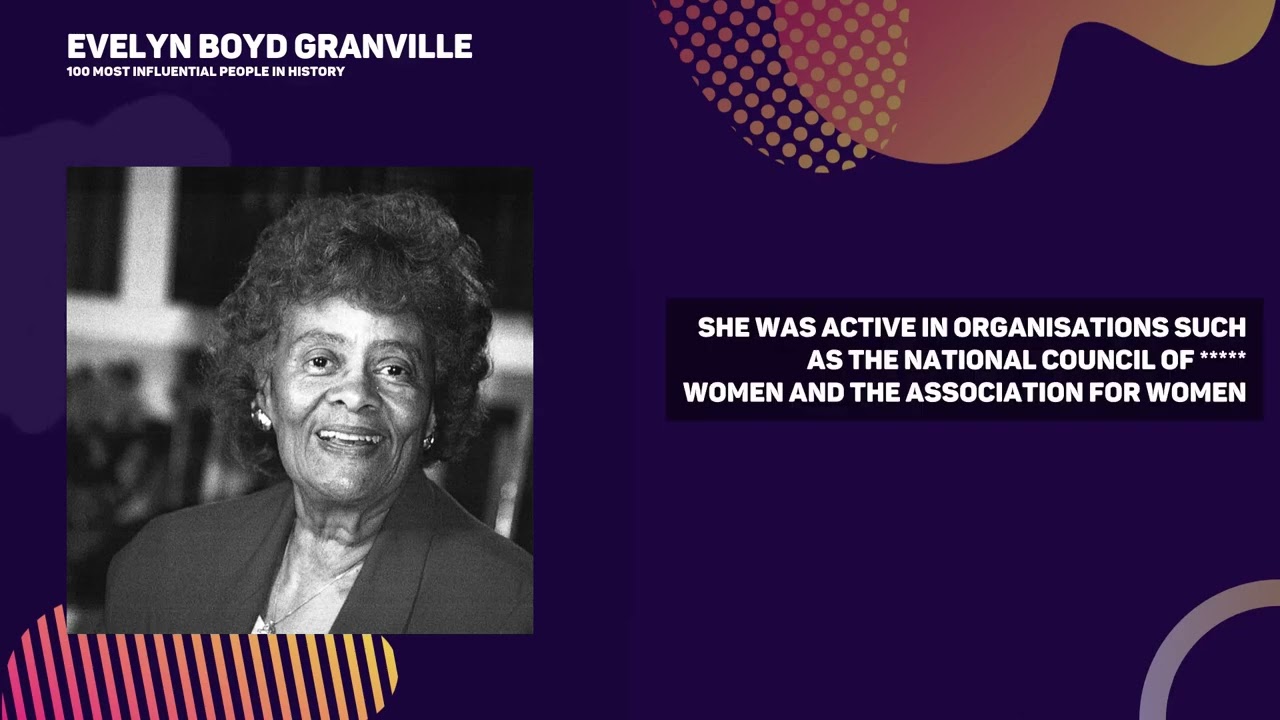 Evelyn Boyd Granville Mathematician On The First Day Of