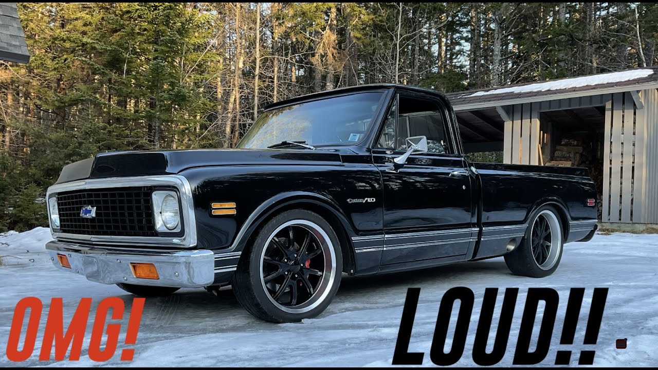 Taking my 1972 Ls swapped C10 In snow! Cold Start! - YouTube