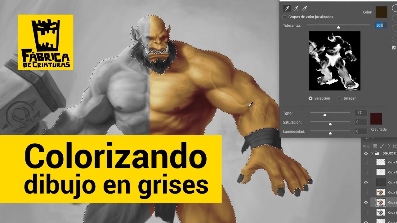 [PASO A PASO] Dándole COLOR a un dibujo en ESCALA DE GRISES - YouTube