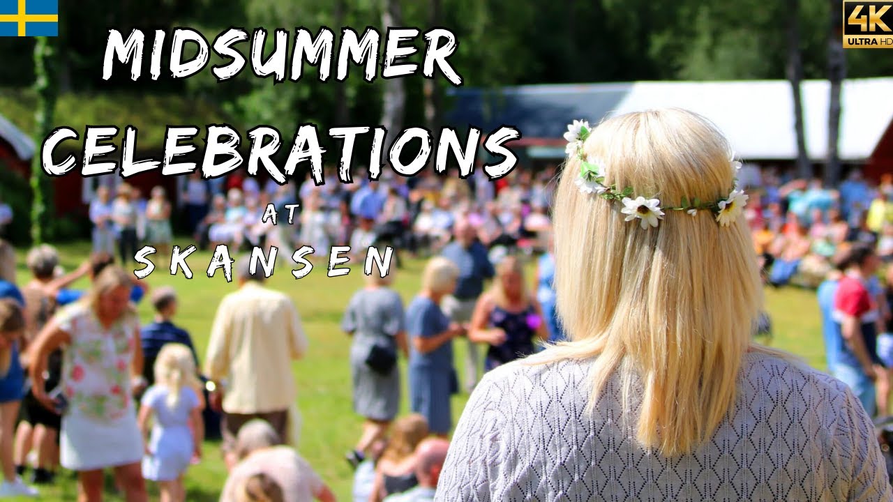 Swedish Midsummer Celebration in Stockholm | Midsommar 2023 | Skansen ...