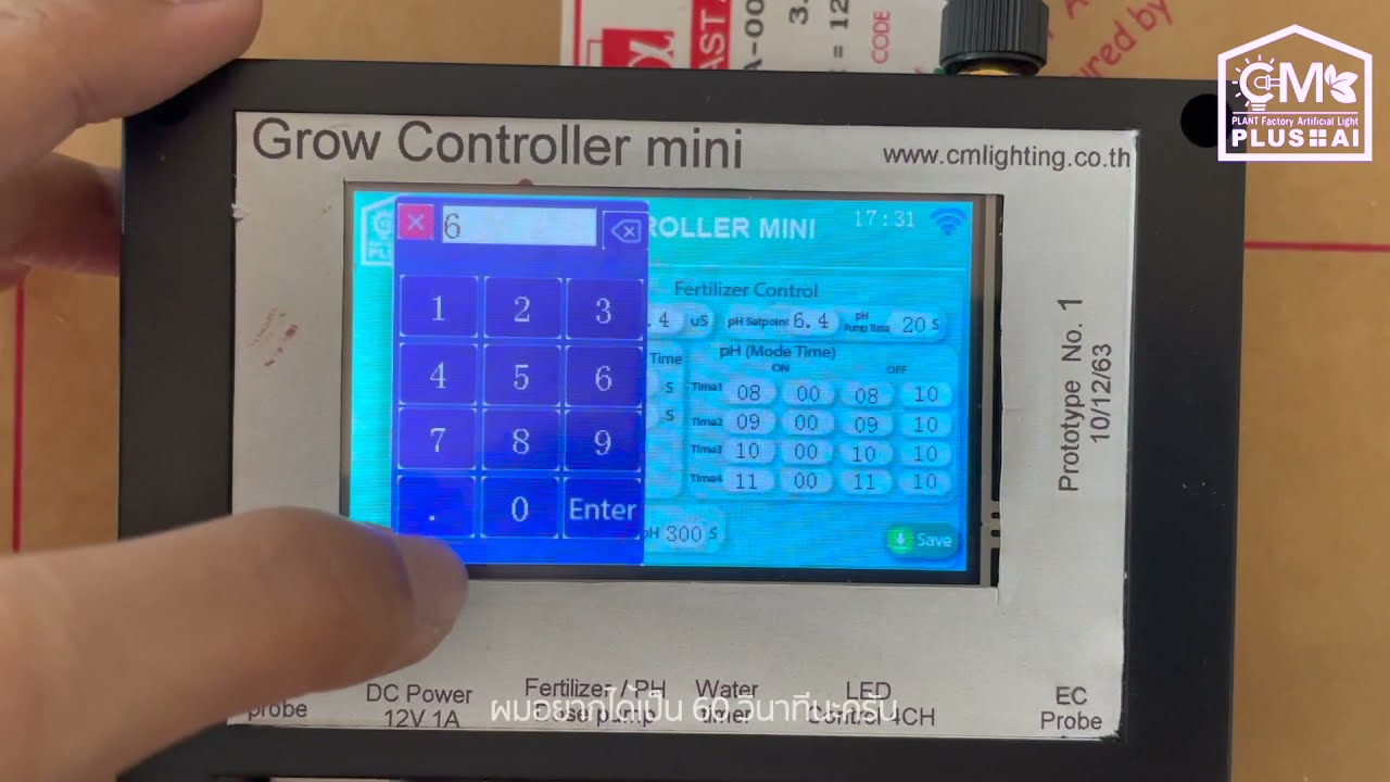 EP.3 Grow Controller Mini : Plant Factory with Artificial Lighting ...