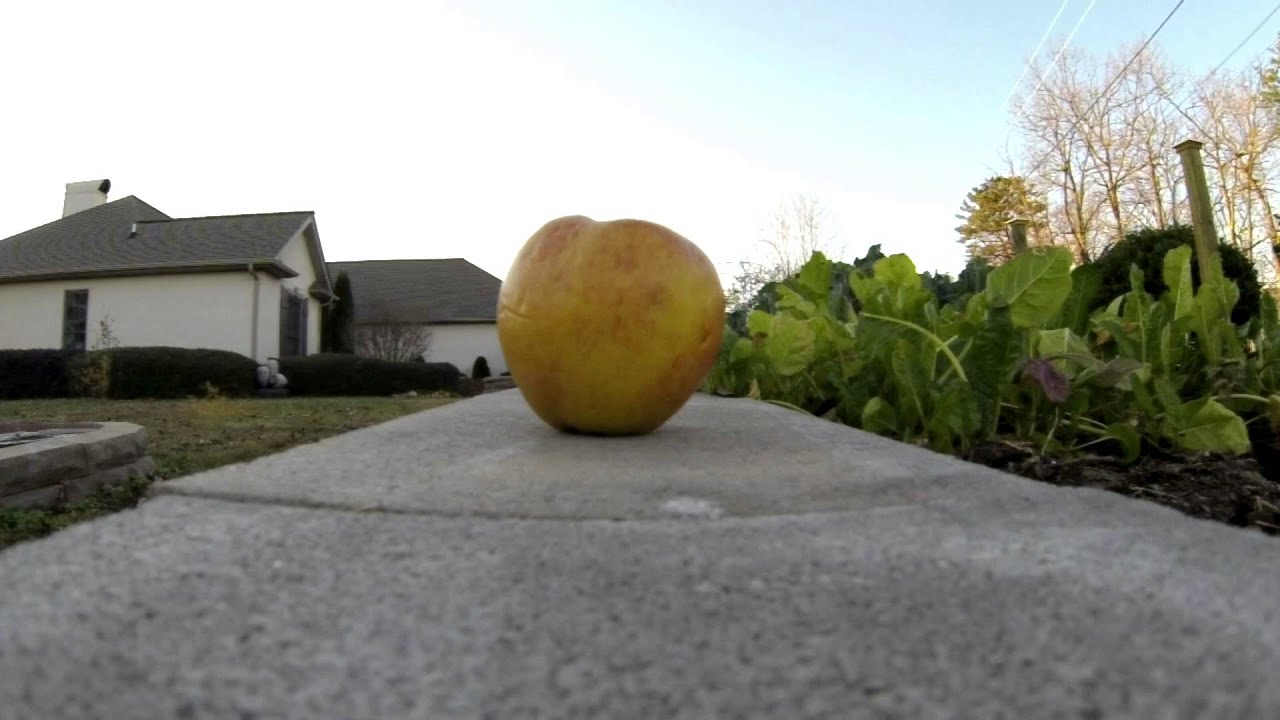 Shooting Apples at 120 Frames Per Second - GoPro Hero3 - YouTube
