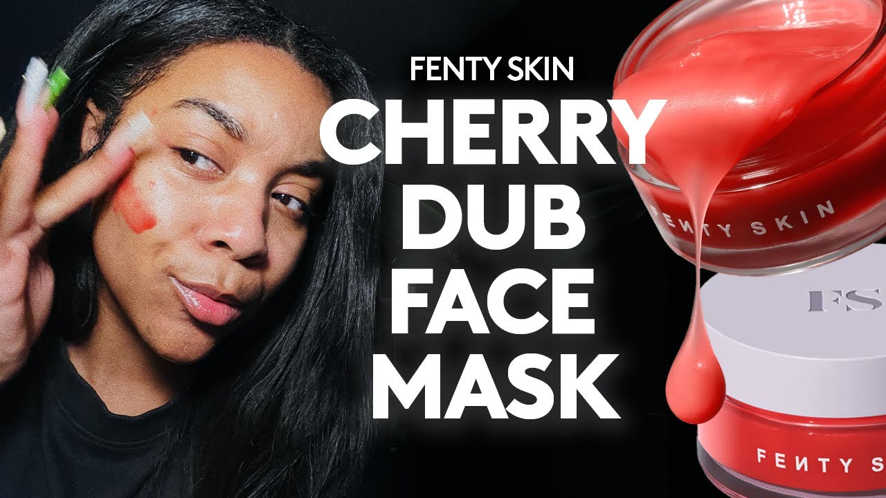 Fenty Skin *New* Cherry Dub 5% BHA Face Mask | Before & After - YouTube