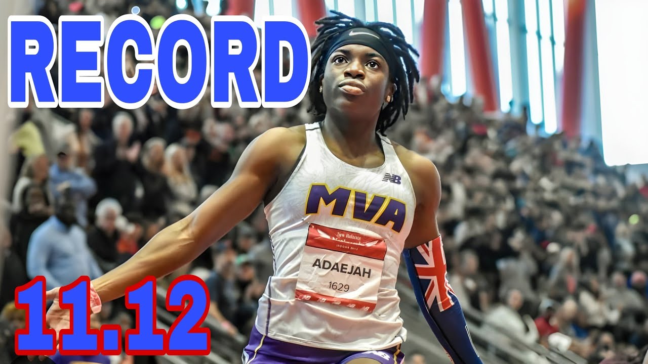 Adaejah Hodge 11.12 Returns With A National Record & PB - YouTube