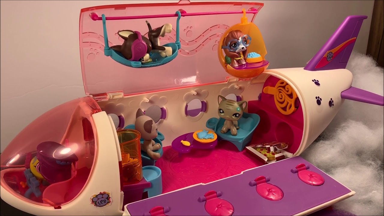 LPS AIRPLANE TO GRANDMA'S HOUSE IN PITTSBERG LPS - YouTube